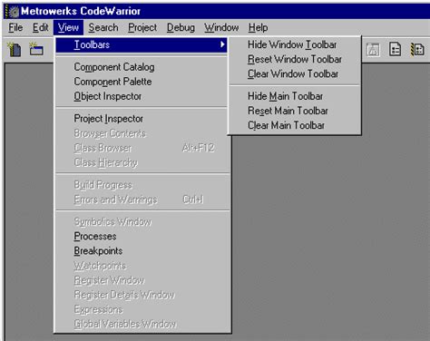Codewarrior使用教程第一部分 认识 Codewarrior Csdn博客