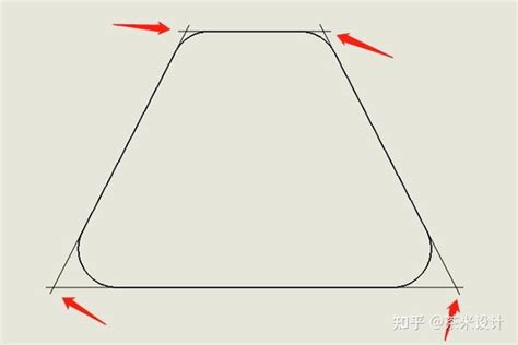 solidworks工程图中如何找到相邻两条带圆角线的交点？ 知乎