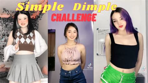 Simple Dimple Dance Challenge L Cute Girls Compilations L Tiktok