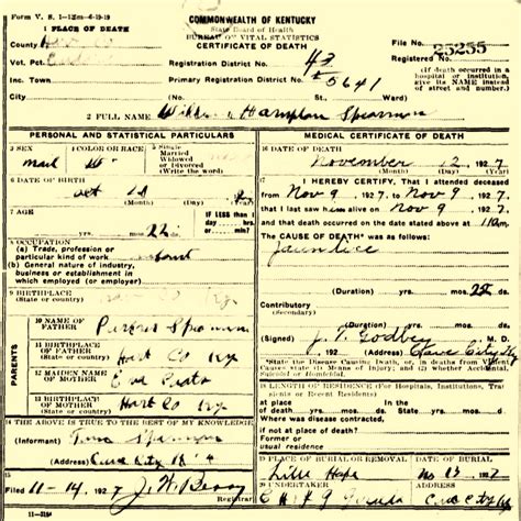 William Hampton Spearman 1927 1927 Find A Grave Memorial