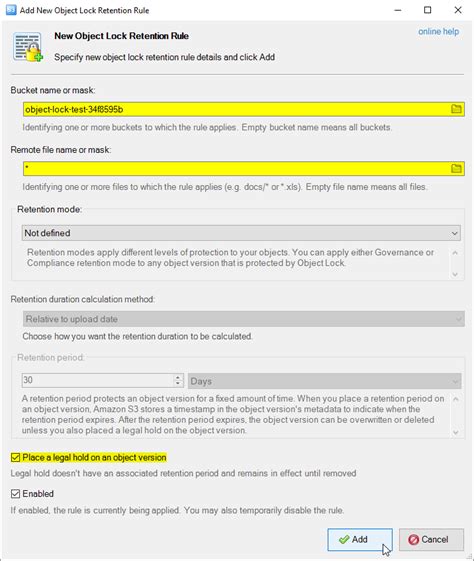 The Object Lock Legal Hold Feature How To Lock Object Version From