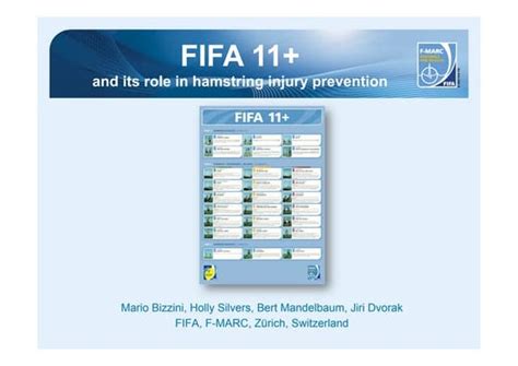 Fifa 11 Poster Warm Up To Prevent Injuries Pdf Running And