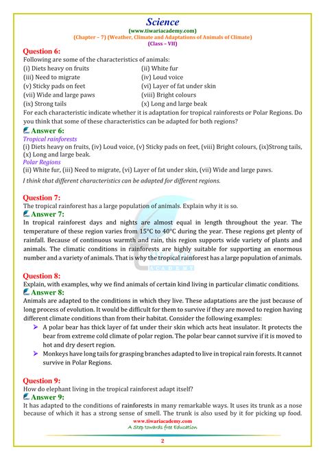Science Form 1 Chapter 7 Exercise With Answers Michelle Rees