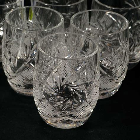 Crystal Shot Glass 50 Ml 6 Pieces Set Russian Glassware