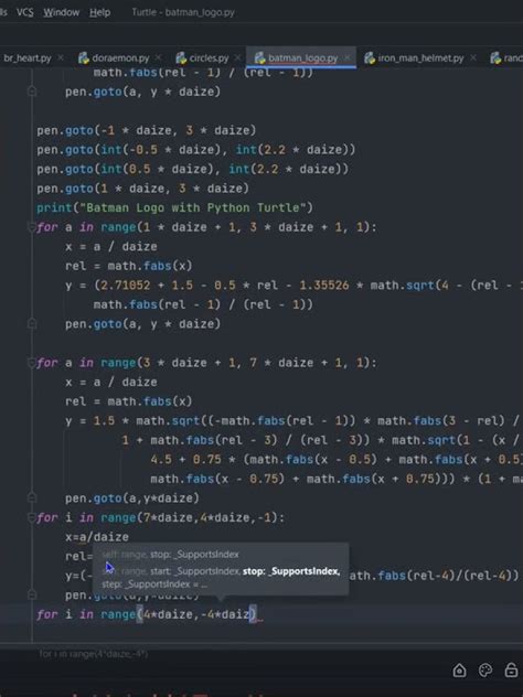 Batman Logo Using Python😎 Youtube