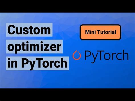 A Pytorch Optimizer Example Reason Town