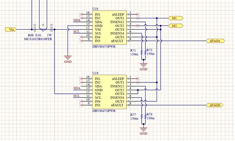 Drv8847 Possible To Place Two Motor Drivers In Parallel To Increase Current Capacity Motor