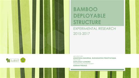 Pdf Bamboo Deployable Structure
