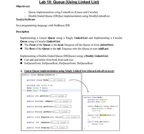 Solved Lab Queue Using Linked List Objective S Chegg