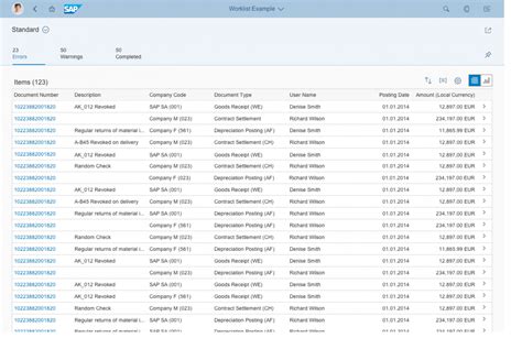 Worklist Floorplan SAP Fiori Design Guidelines
