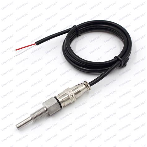 Analog Temperature Sensor Stainless Steel Probe Rtd Temp Sensor With Aviation Plug Buy Rtd