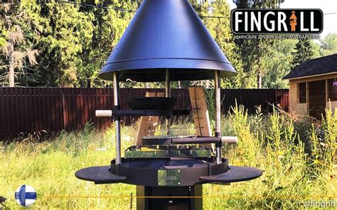 Финский дровяной и угольный гриль барбекю Tundra Grill 80. Купить гриль ...