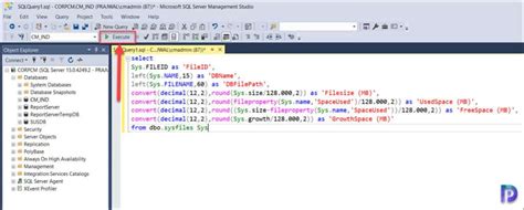How To Find Sccm Database Size Using Sql Query