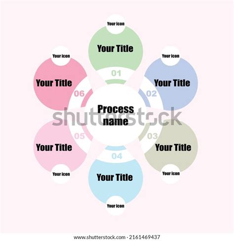 Process Chart Infographics Vector Image Stock Vector Royalty Free