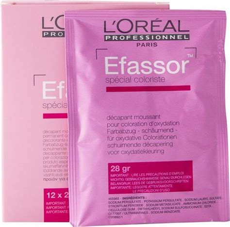 L'Oreal Professionnel Efassor Color Remover 12x28g | bol.com