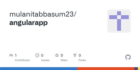 Github Mulanitabbasum Angularapp