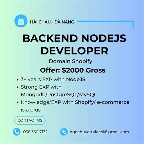 ngọc huyền on linkedin mongodb postgresql mysql shopify nodejs