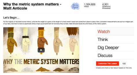 Why The Metric System Matters Instructional Video For 7th 12th Grade Lesson Planet