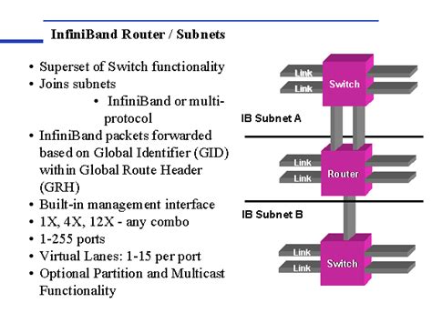 InfiniBand Router Subnets