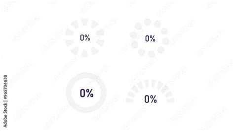Animated Percentage Circles Circular Data Diagrams Animation Library Productivity Management