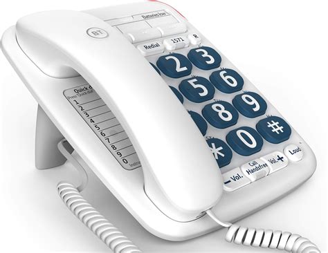 BT BIG BUTTON 200 CORDED TELEPHONEWHITE Amazon De Elektronik