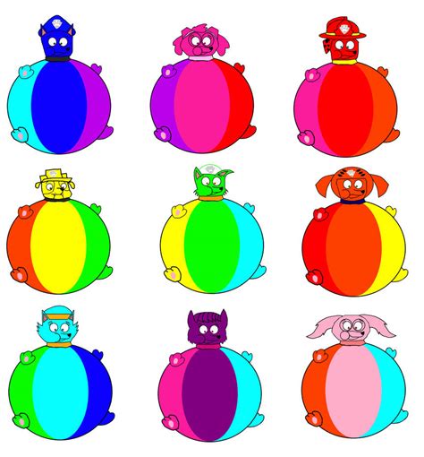 9 Paw Patrol Beachball Pups By Lahmom2000 On Deviantart