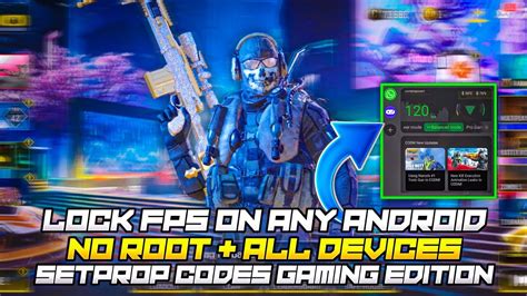Lock FPS Overclock Display Using SetProp Codes NO ROOT YouTube