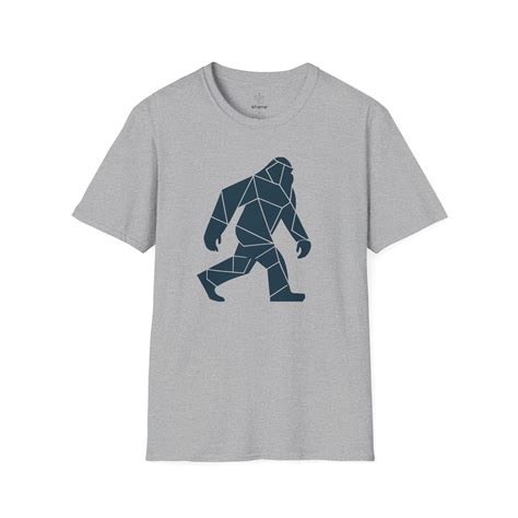 Geometric Sasquatch Tee Etsy