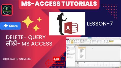 How To Use Delete Query In Microsoft Access Ms Access Query Tutorials