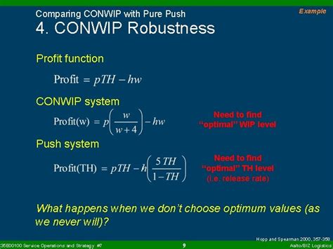 Material Flow Control Conwip And Theory Of Constraints