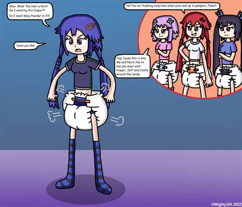 Kuromes First Time In Pampers Diaper By Mslash67 Production On Deviantart