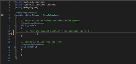 Simple Player Movement In Unity Setting Player Starting Position And By John C Hills Medium