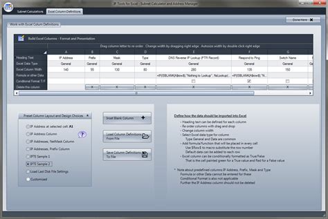 Ip Address Spreadsheet Regarding Check The Network Ip Tools For Excel Features Overview — Db