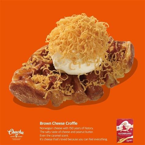 차차커피코 Chacha Coffee Co On Instagram 브라운치즈 크로플🤎 브라운치즈는 노르웨이의 전통 치즈로 노르웨이인의 자부심이라고 합니다 ️시노베