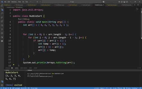 Day22 365daysofcode Codingjourney Bubblesort Problemsolving Java
