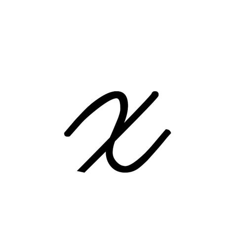 Printable Cursive Small Letter X Free Download And Print For You