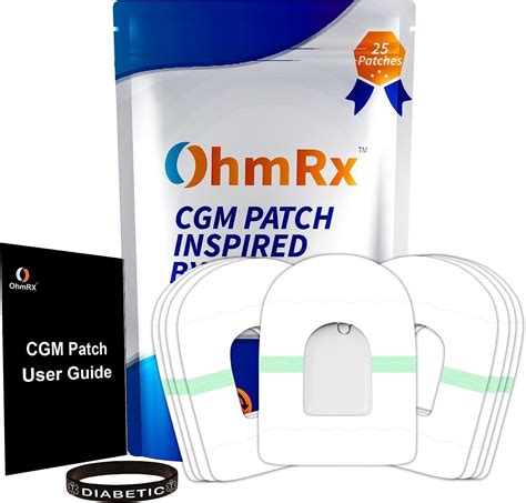 Ohmrx Omnipod 5 Waterproof Adhesive Patches Combo Pack Of 25 Clear Fsahsa Eligible Lasts 10