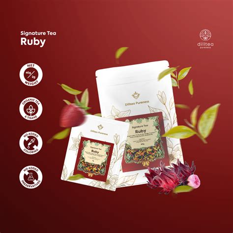 Jual Dilltea Signature Tea Ruby Tea Shopee Indonesia