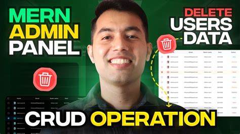 45 Mern Stack Crud👉 How To Delete User From Admin User Page Frontend