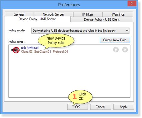 How To Add Device Policy Rule USB Redirector User Manual