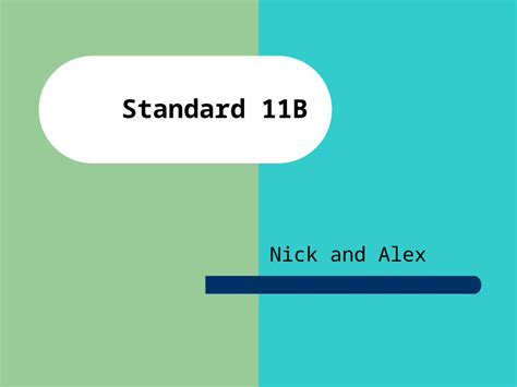 Ppt Standard 11b Nick And Alex Classifying Animals Classify Animals