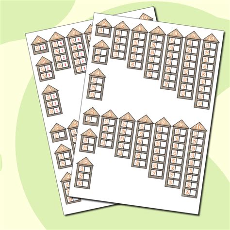 Состав числа в пределах 10 Числовые домики 1 класс