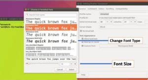 How To Change Terminal Font Size And Color In Ubuntu Linux H S Media