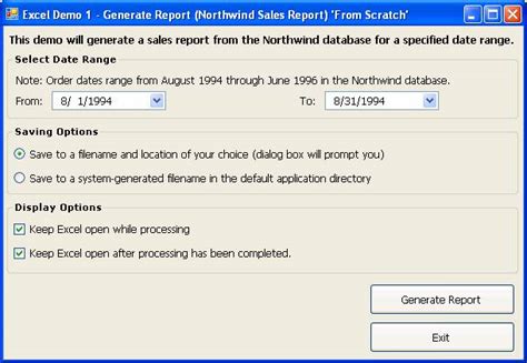 Integrating Ms Excel