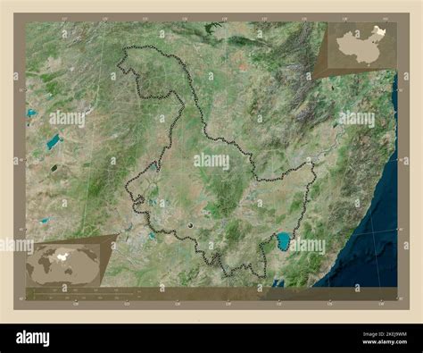 Heilongjiang Province Of China High Resolution Satellite Map Corner