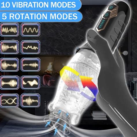 Automatic Rotation Male Sex Machines Masturbator Cup Silicone Vagina