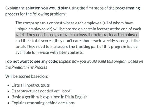 solved explain the solution you would plan using the first