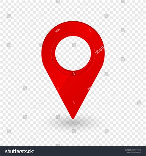 Map Location Pointer 3d Arrow Navigation Stock Vector Royalty Free