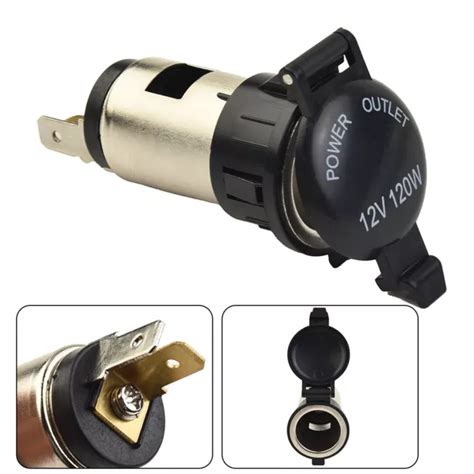 12v Waterproof Car Motorcycle Boat Cigarette Lighter Socket Power Plug Outlet 16 15 Picclick Au