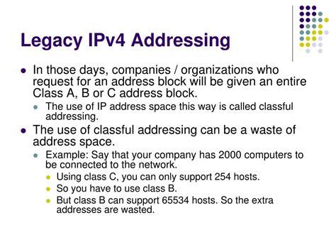 PPT Addressing The Network IPv4 PowerPoint Presentation Free Download ID 913972